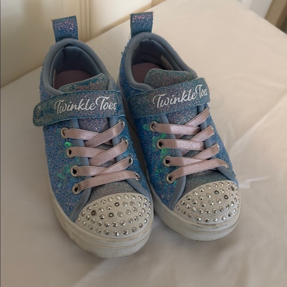 Skechers | Shoes | Skechers Twinkle Toes Sneakers With Rhinestones ...